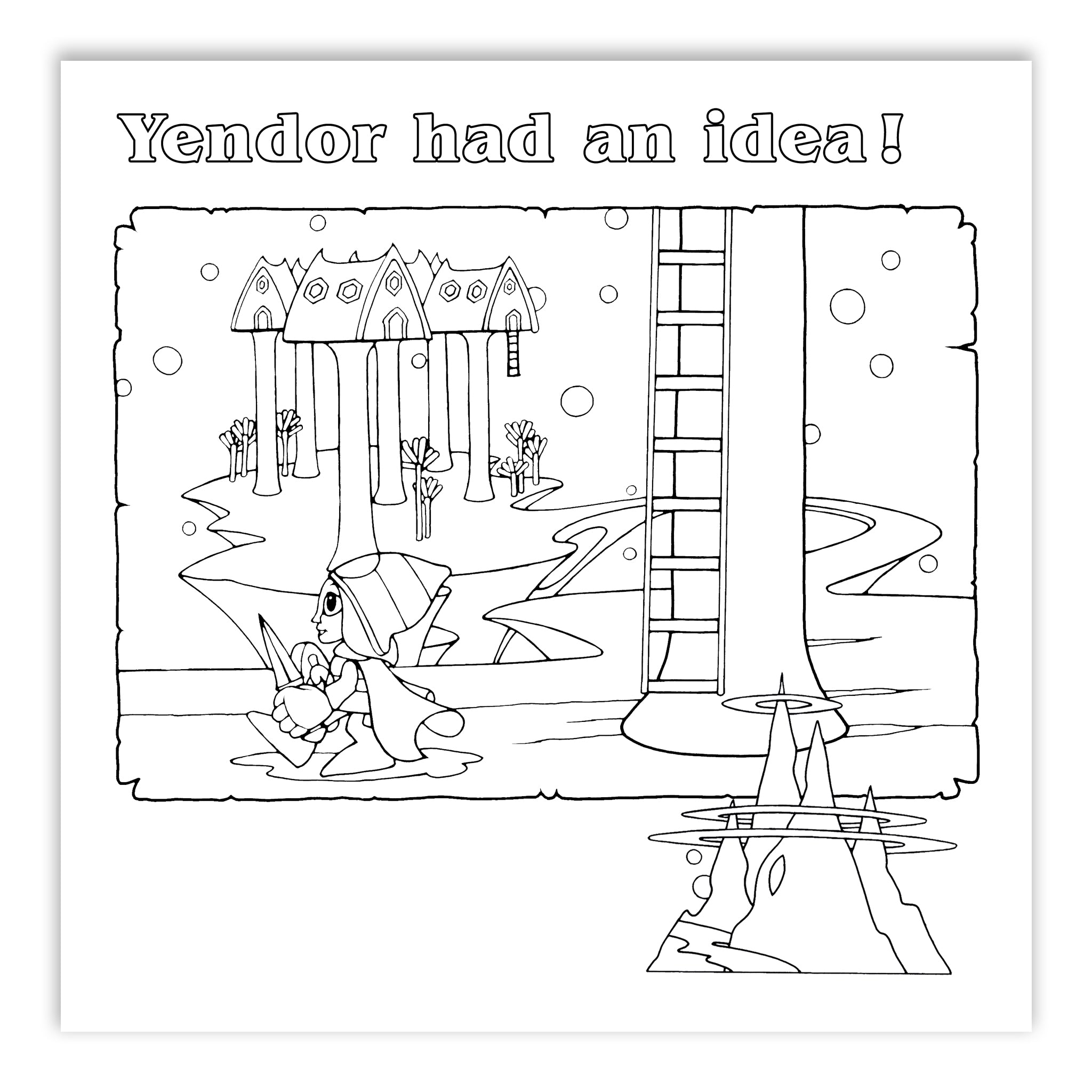 Yendor: Colouring book – Rodney Matthews Studios