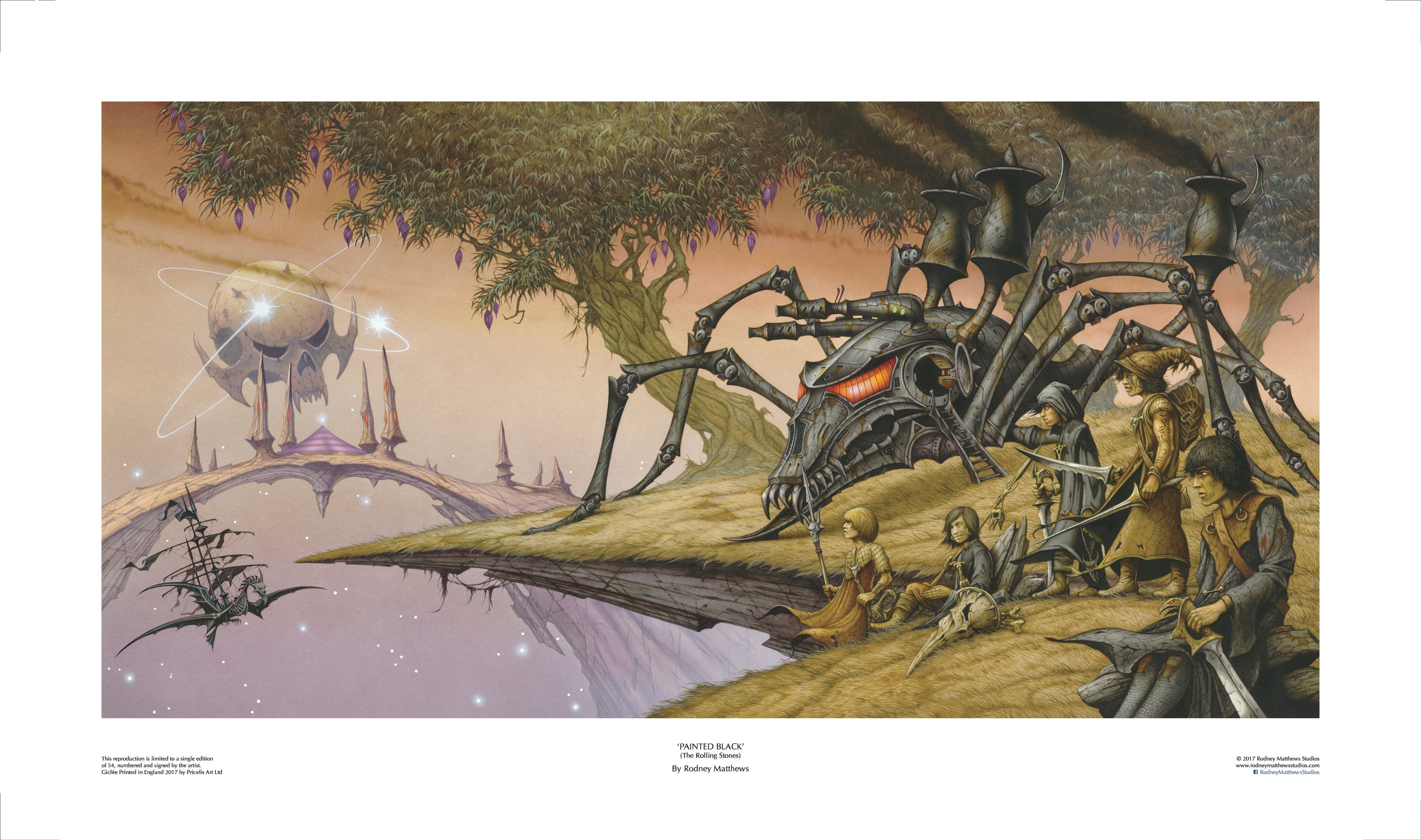 Painted Black by Rodney Matthews | The Rolling Stones – Rodney Matthews ...