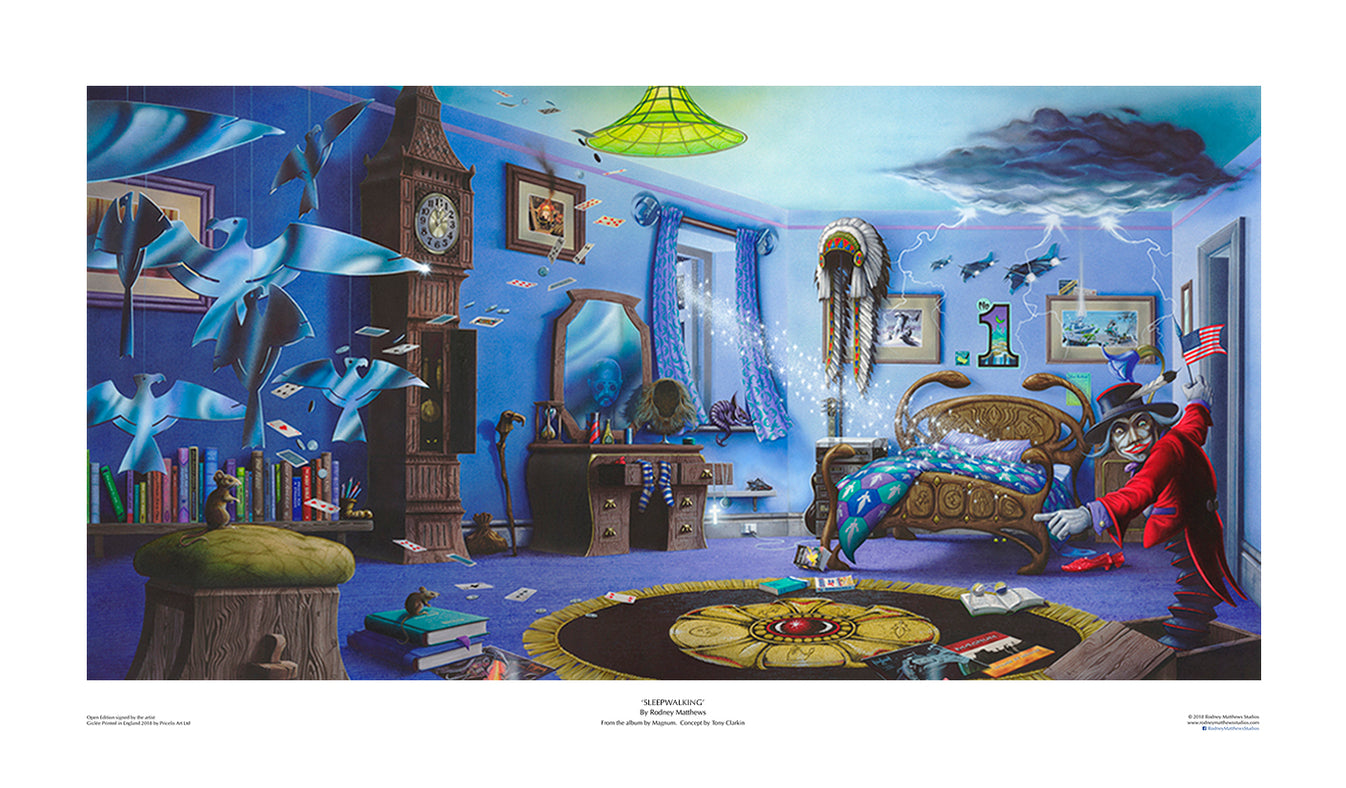 Sleepwalking (Magnum) print by Rodney Matthews – Rodney Matthews Studios