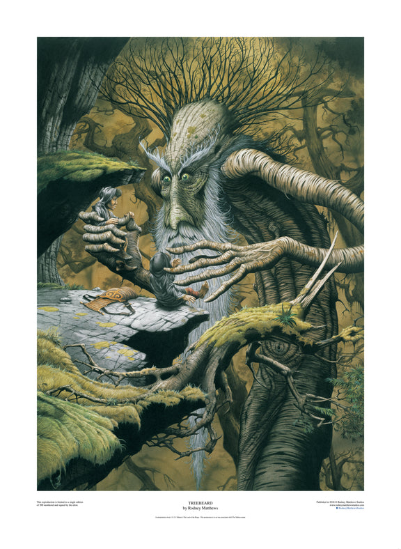 The Lord of the Rings: Treebeard limited edition giclèe art print ...