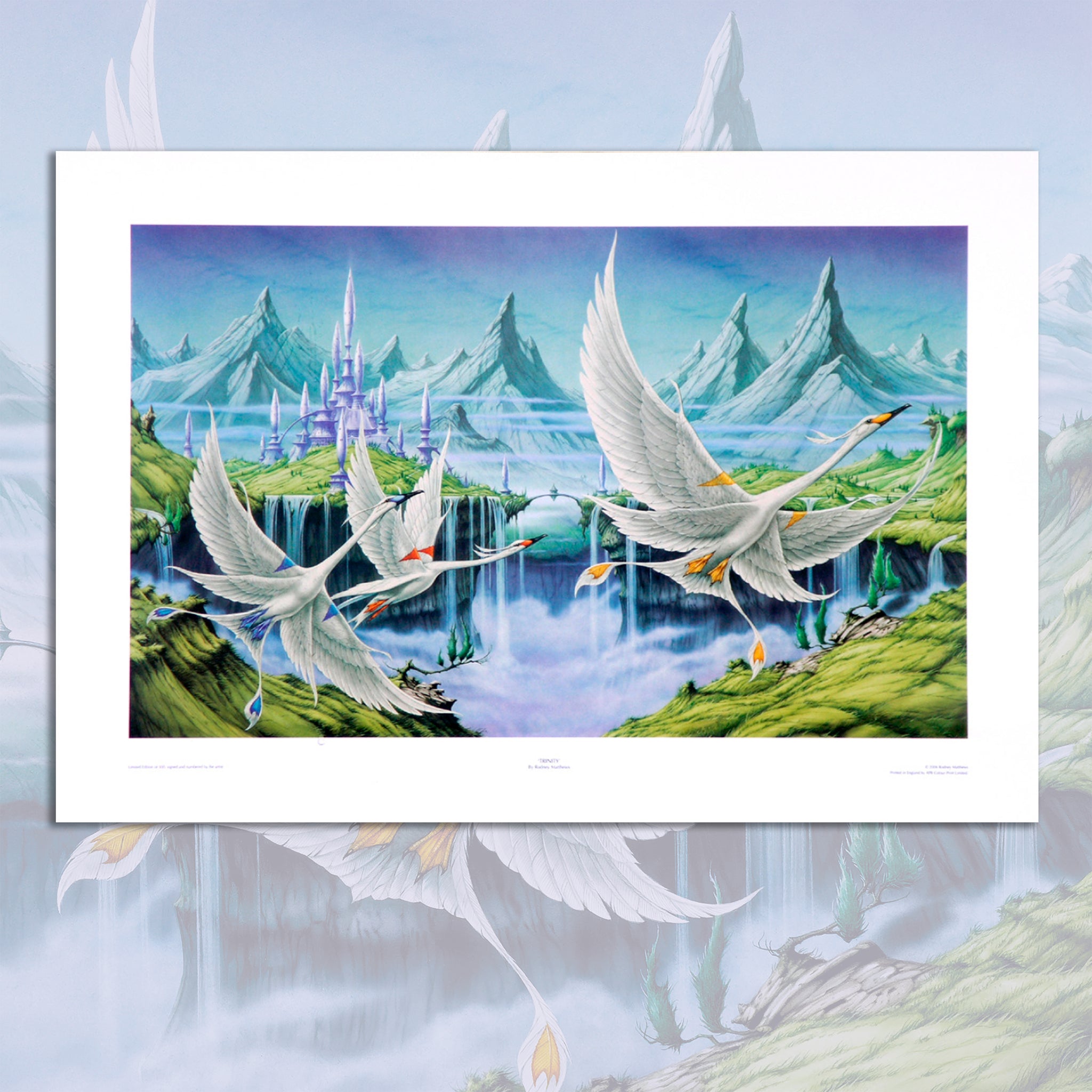 Trinity limited edition lithograph art print – Rodney Matthews Studios