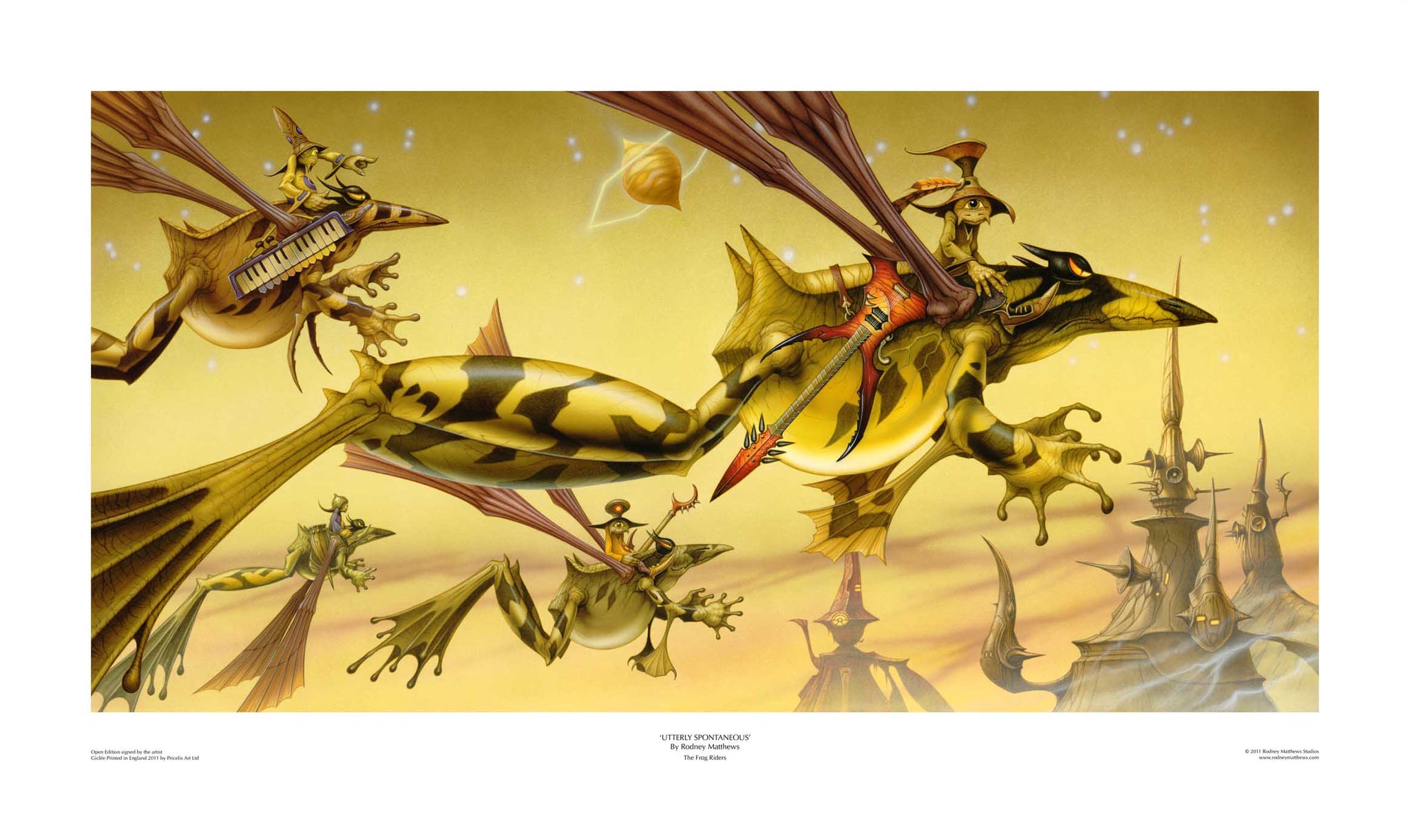 Utterly Spontaneous open edition print by Rodney Matthews – Rodney ...