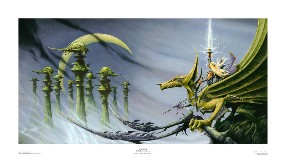 Immortal (Bob Catley) print, hand-signed by Rodney Matthews – Rodney ...